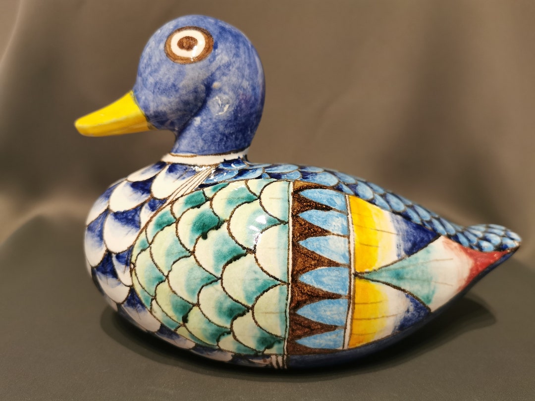 Vintage Ceramic Decorative Duck, Italy - Etsy