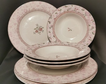 Vintage Johnson Brothers England Indian Tree Pattern Dinner Plates Set ...