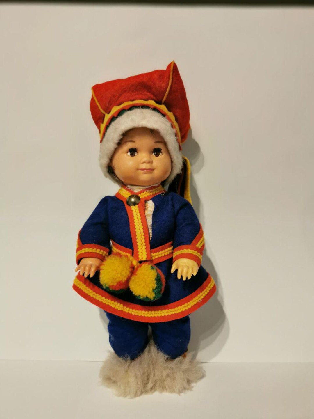 Vintage Scandinavian Dollytex Doll in Collectible Finnish Laplanian ...