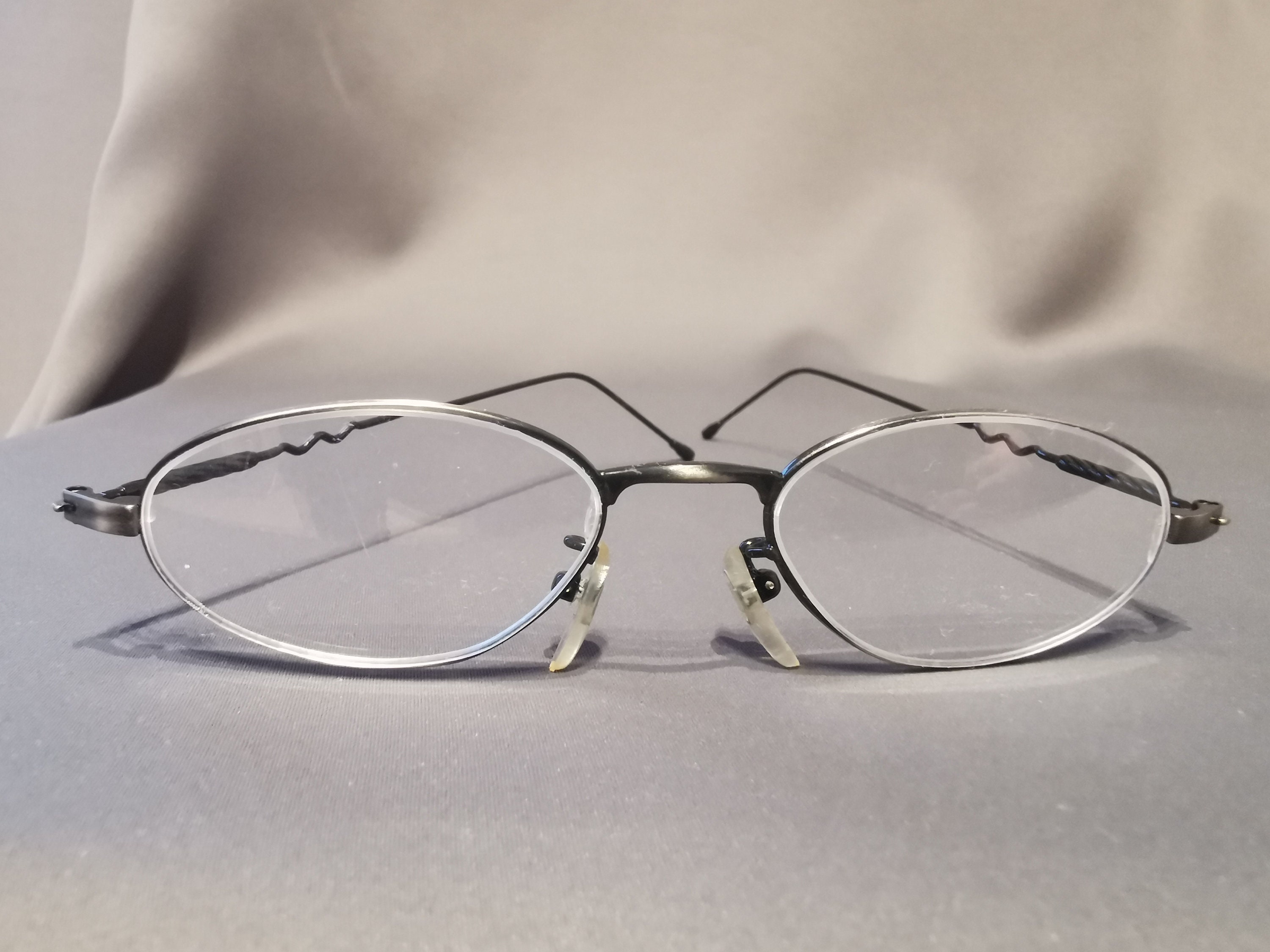 Eyeglasses. Beautiful Metal Frames for Glasses. Vintage Dark Silver ...