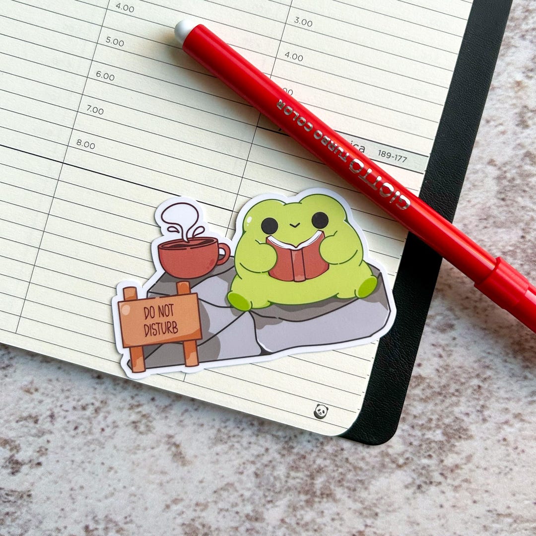 Do Not Disturb! Die Cut Sticker | Bujo | Cute Stationery | Journaling ...
