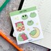 Frog on Toast Die Cut Sticker Cute Stationery Journaling Sticker Bujo ...
