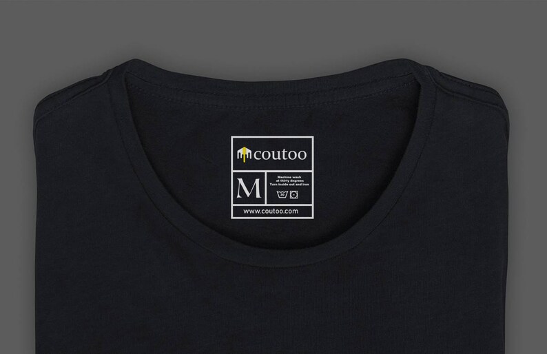 500 Pcs. Tagless Clothing Labels,tagless Labels, Iron on Printed Labels ...