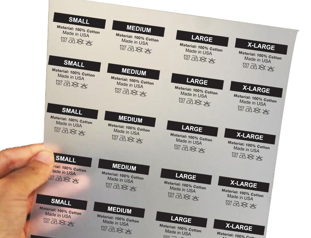 Heat Transfer, Clothing, Tagless Labels, Iron-on, Custom, Vinyl ...