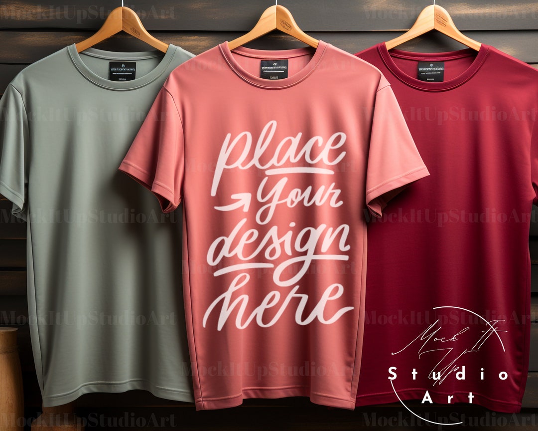 Styled T-shirt Mock-up: Clean & Professional - Etsy
