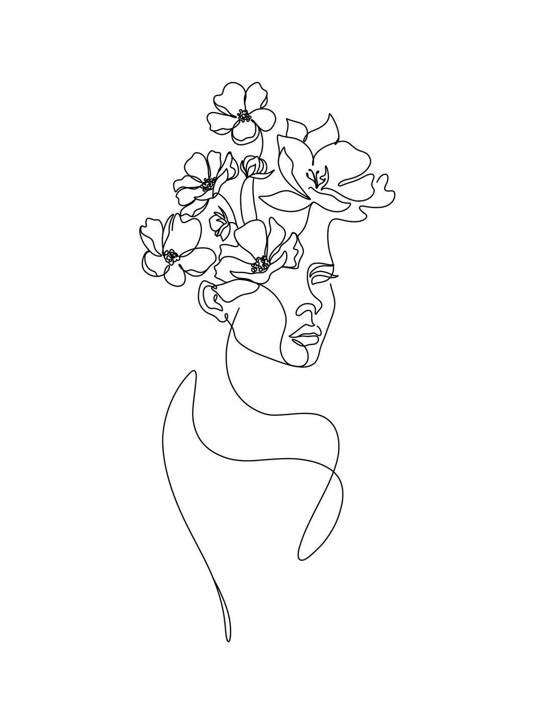 Women Line Art Set of 2 - Etsy