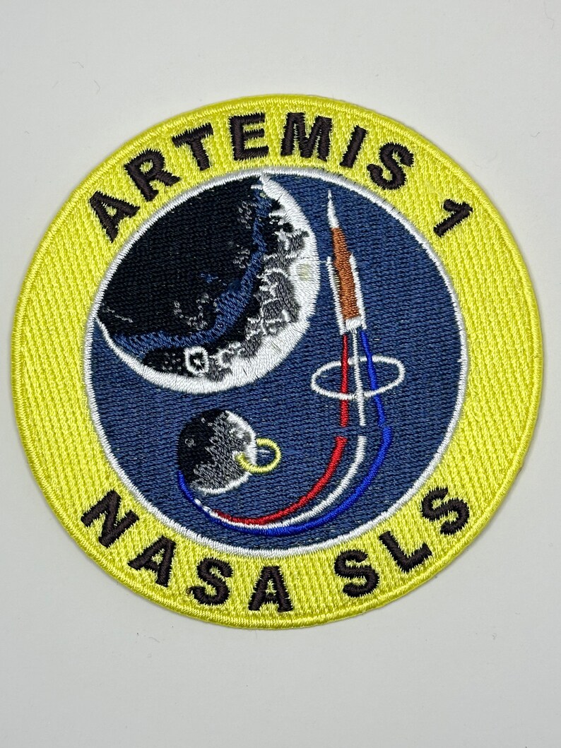 NASA Artemis 1 Mission Patch 3.5 Iron on Sew On - Etsy