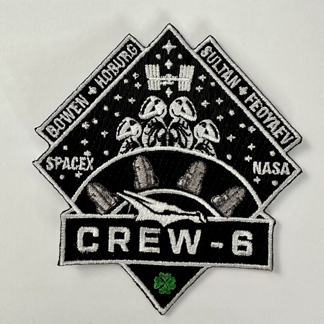 Original Nasa Spacex Crew 6 Falcon 9 Iss Mission Crew Dragon Space ...