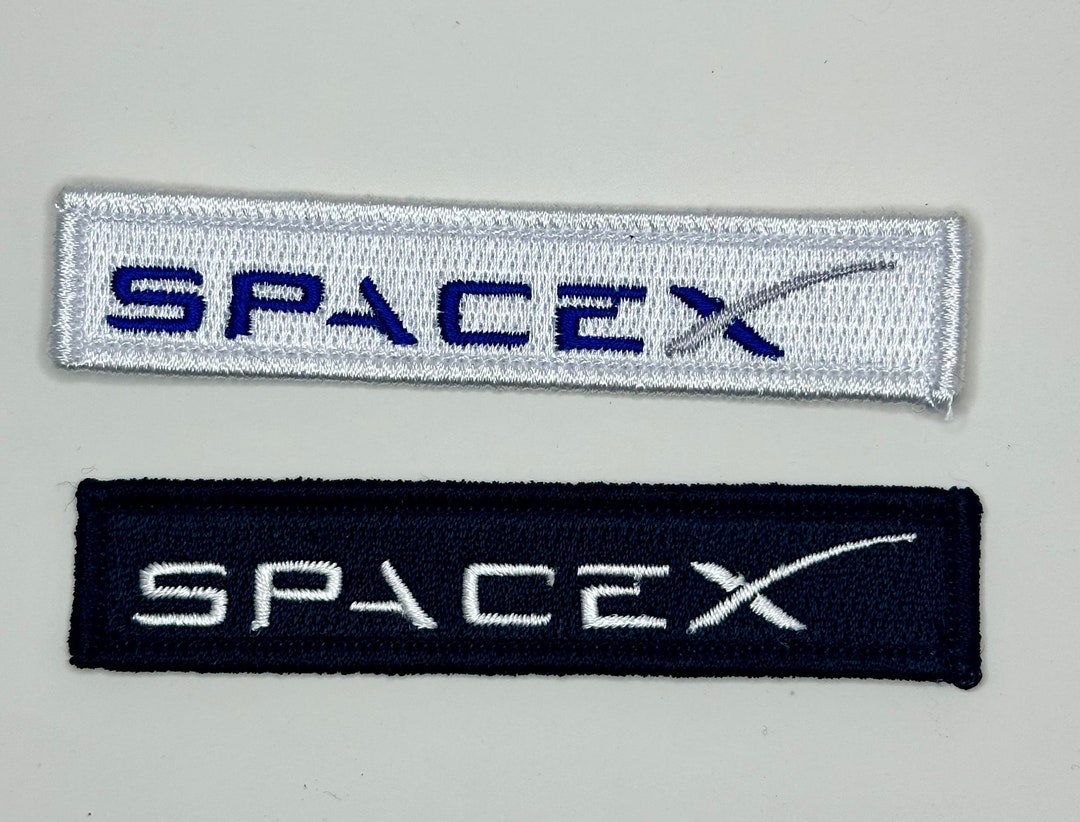 Spacex X Logo Black and White 2 Patch 3 Iron on Sew On - Etsy