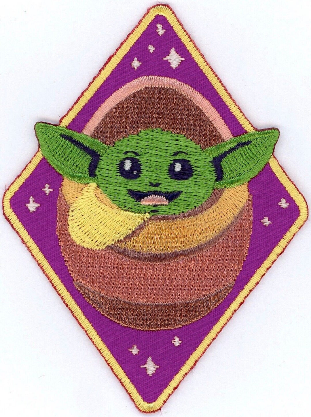 Baby Yoda Patch Embroidered Iron on Star Wars Patches the - Etsy