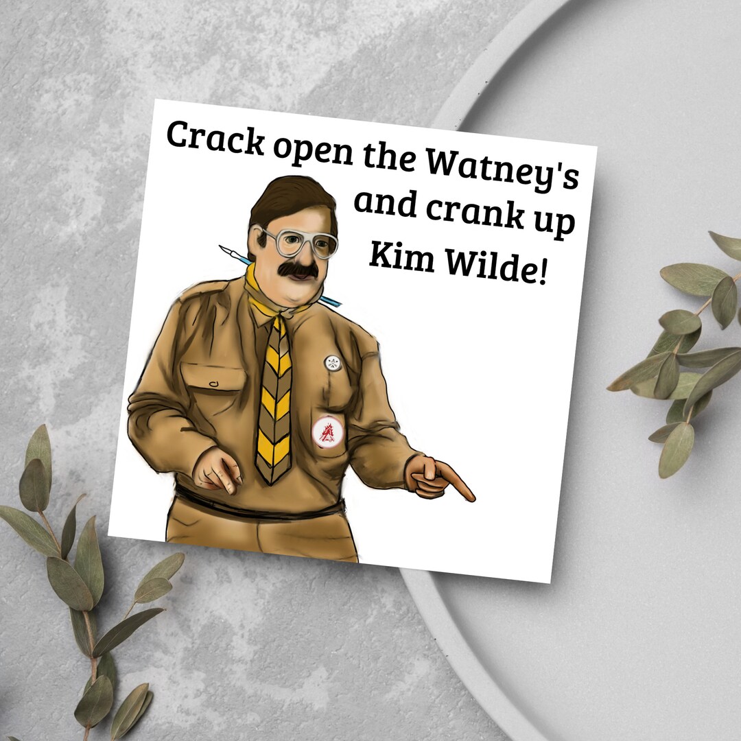 Pat From Ghosts Card, BBC Ghosts, Scout Master Card, Birthday Card ...