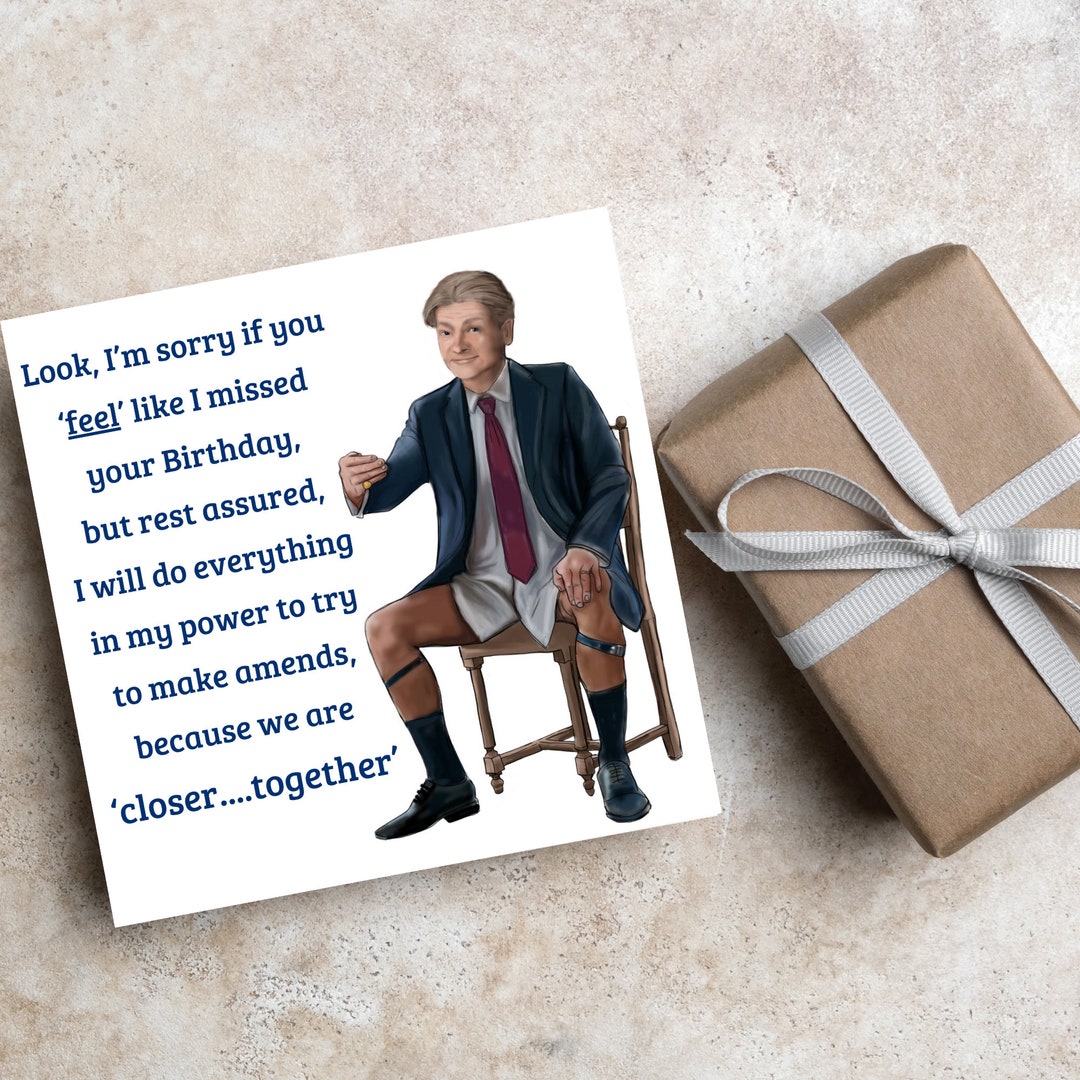 Ghosts Belated Birthday Card, Late Birthday, Julian Fawett BBC Ghosts ...