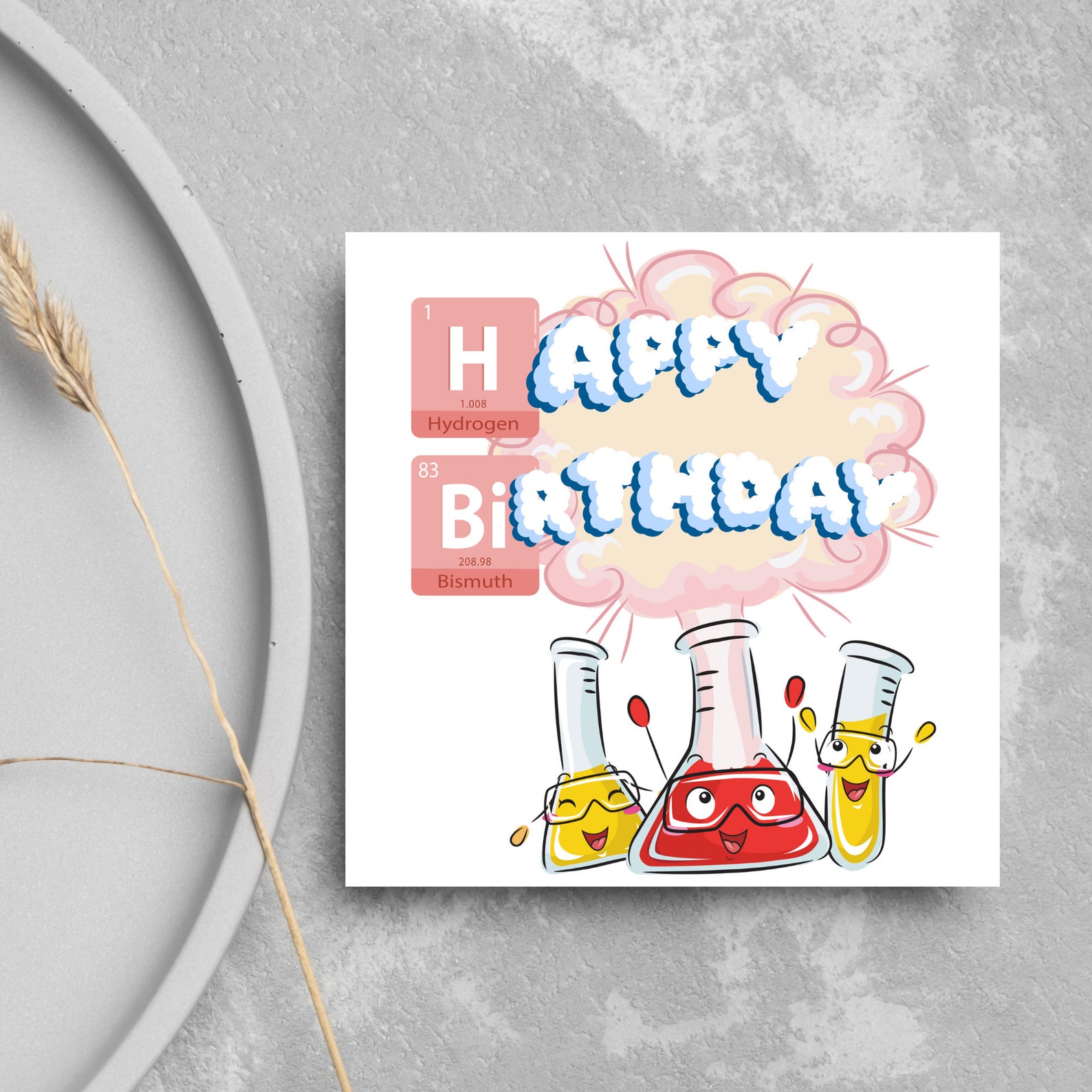 Chemistry Birthday Card, Funny Birthday Card for Chemists, Funny ...