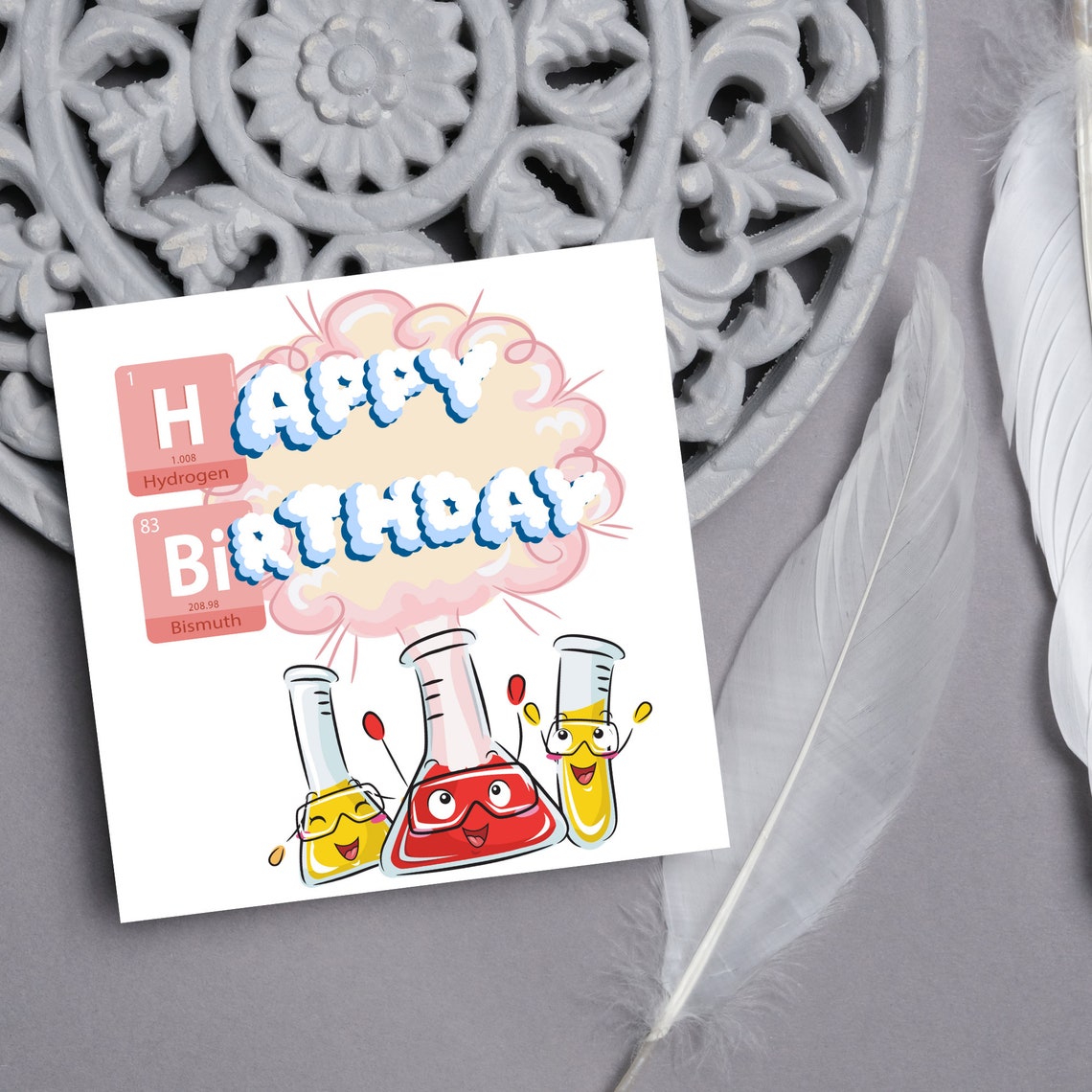 Chemistry Birthday Card, Funny Birthday Card for Chemists, Funny ...
