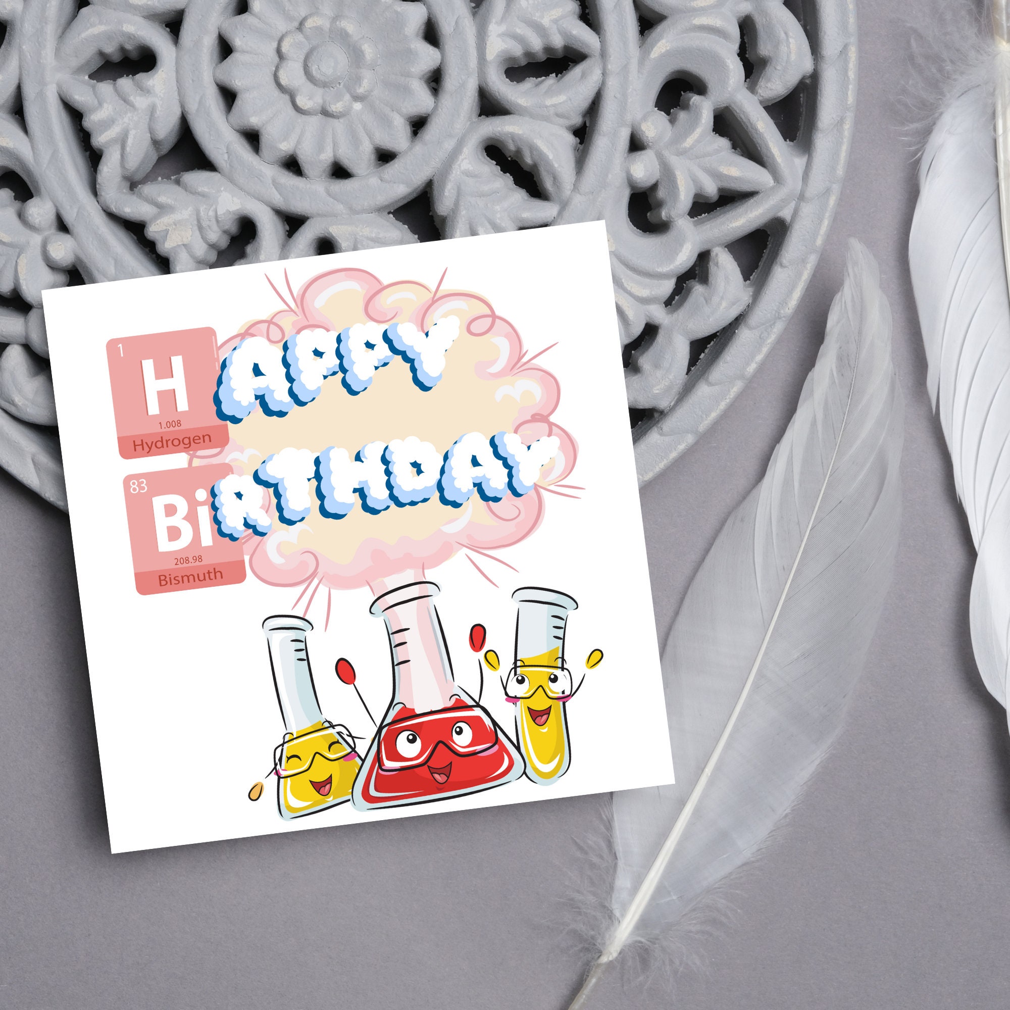 Chemistry Birthday Card, Funny Birthday Card for Chemists, Funny ...