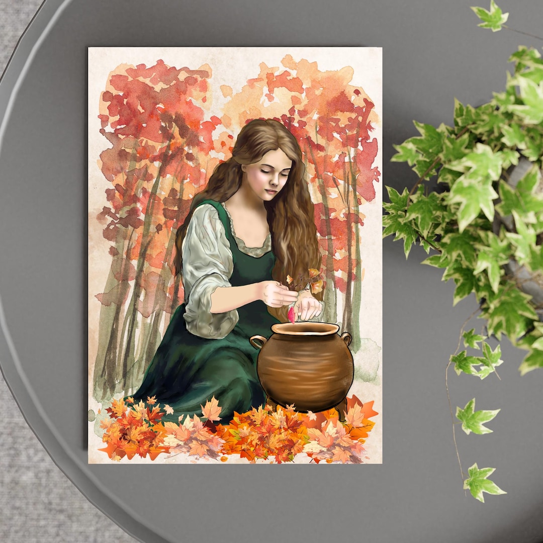 Mabinogion Ceridwen Poster Print, Original Artwork, A4 Giclée Wall Art ...