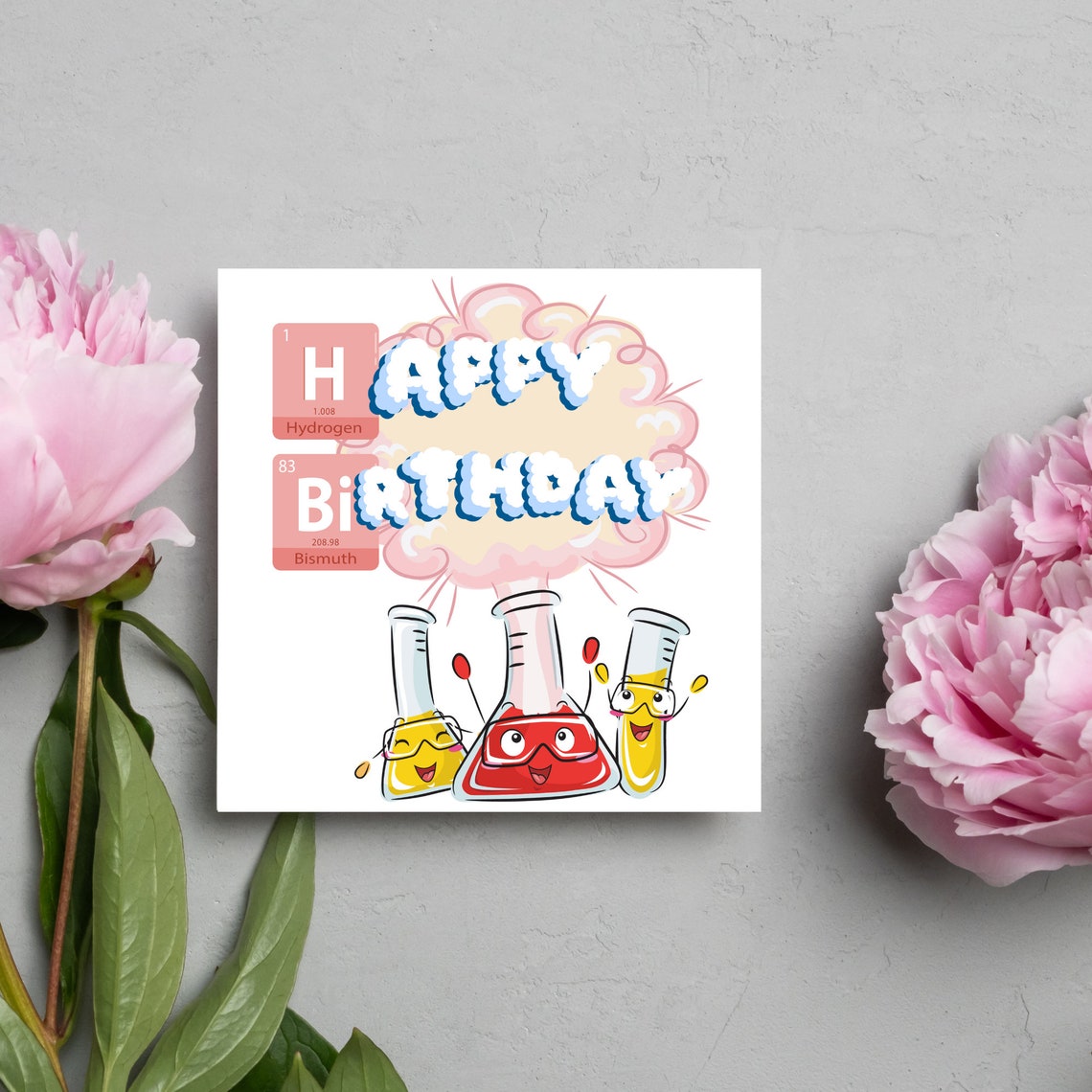 Chemistry Birthday Card, Funny Birthday Card for Chemists, Funny ...