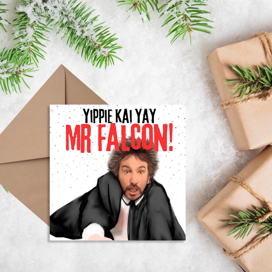 Die Hard Christmas Card, Yippee Kai Yay, Hans Gruber, Christmas Card ...