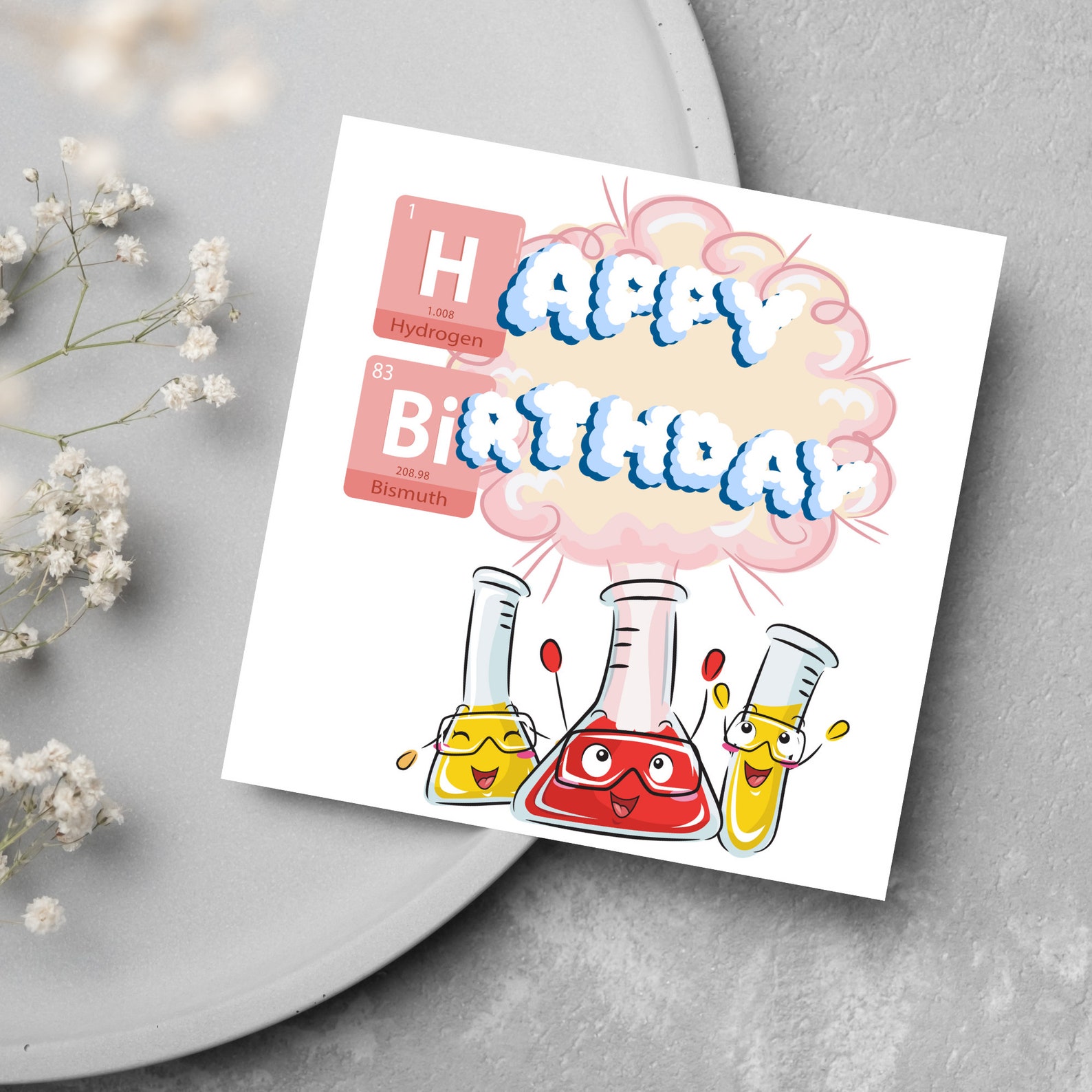 Chemistry Birthday Card, Funny Birthday Card for Chemists, Funny ...