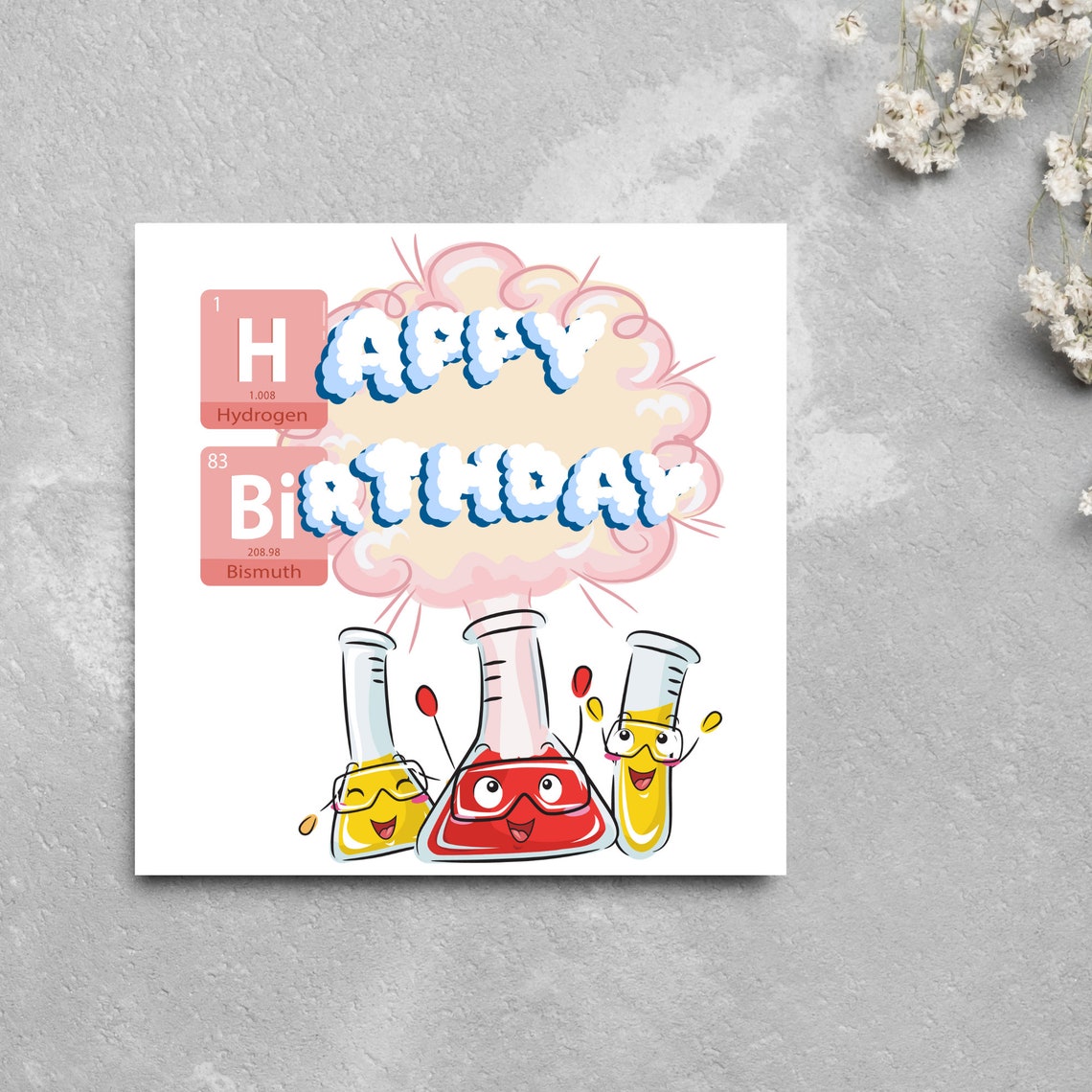 Chemistry Birthday Card, Funny Birthday Card for Chemists, Funny ...