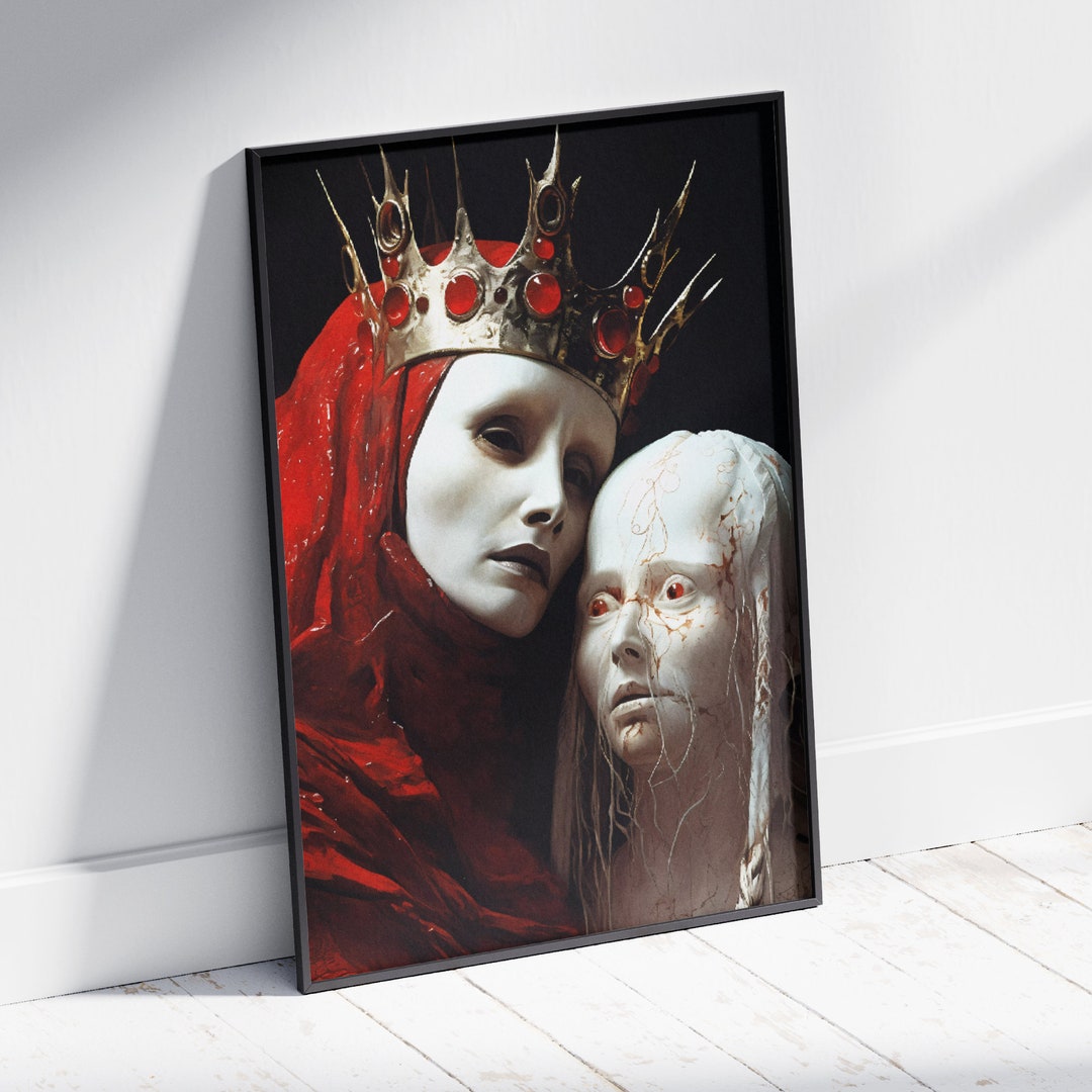 Queen's Hug, Dark Fantasy, Physical Poster - Etsy