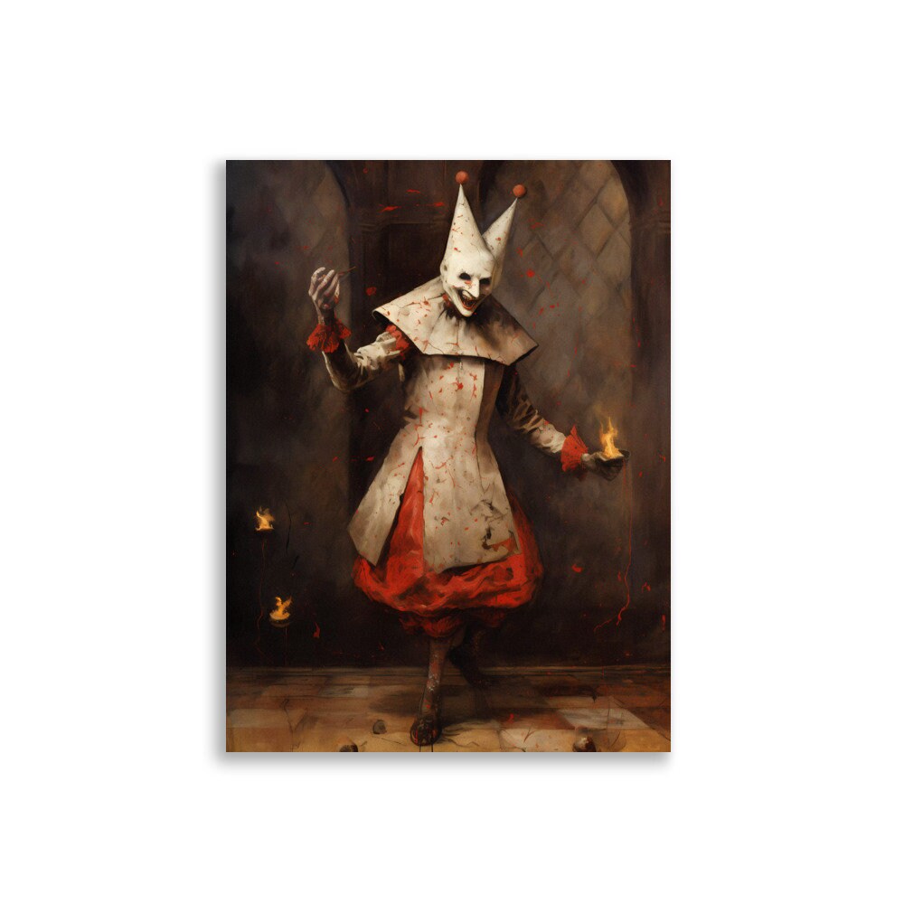 Evil Jester 2, Dark Fantasy, Physical Poster - Etsy