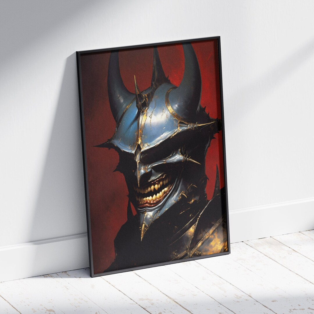 Evil Jester Poster, Dark Fantasy, Physical Print - Etsy