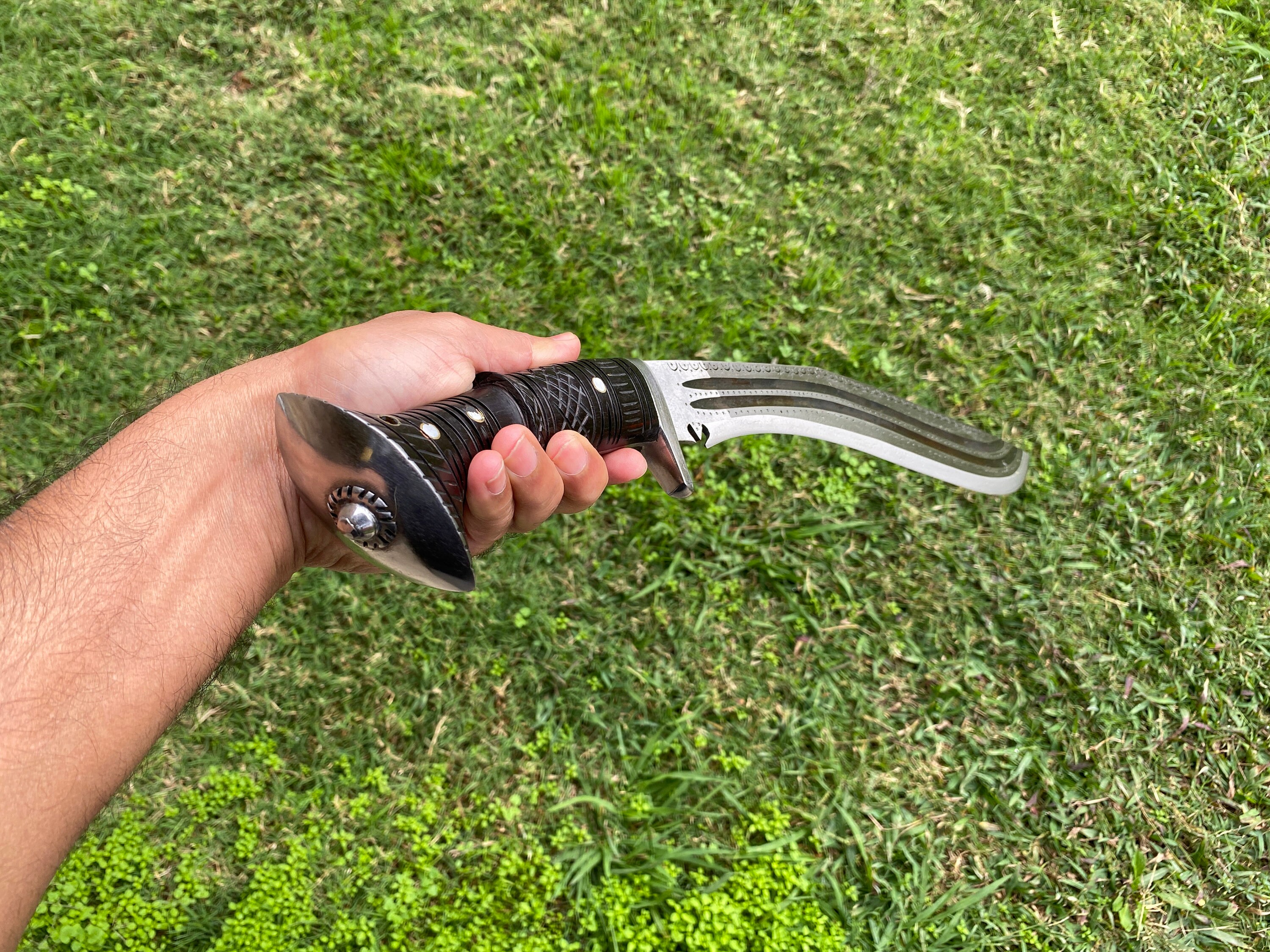 21.5 Gurkha Knife, Kukri Blade, Himalayan Knife, Nepalese Knife, Curved ...