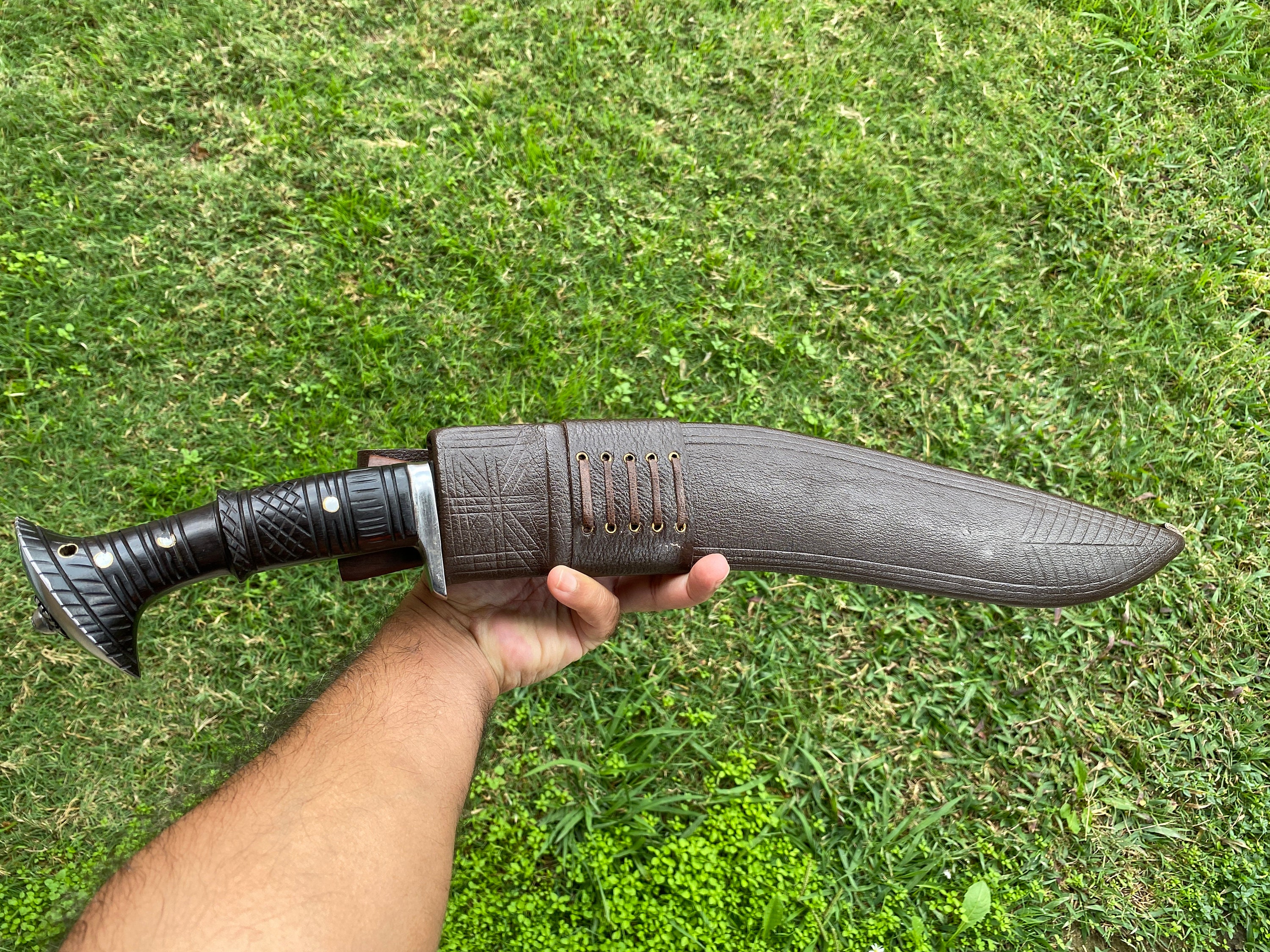 21.5 Gurkha Knife, Kukri Blade, Himalayan Knife, Nepalese Knife, Curved ...