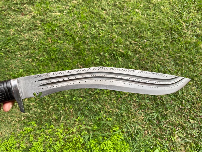 21.5 Gurkha Knife, Kukri Blade, Himalayan Knife, Nepalese Knife, Curved ...