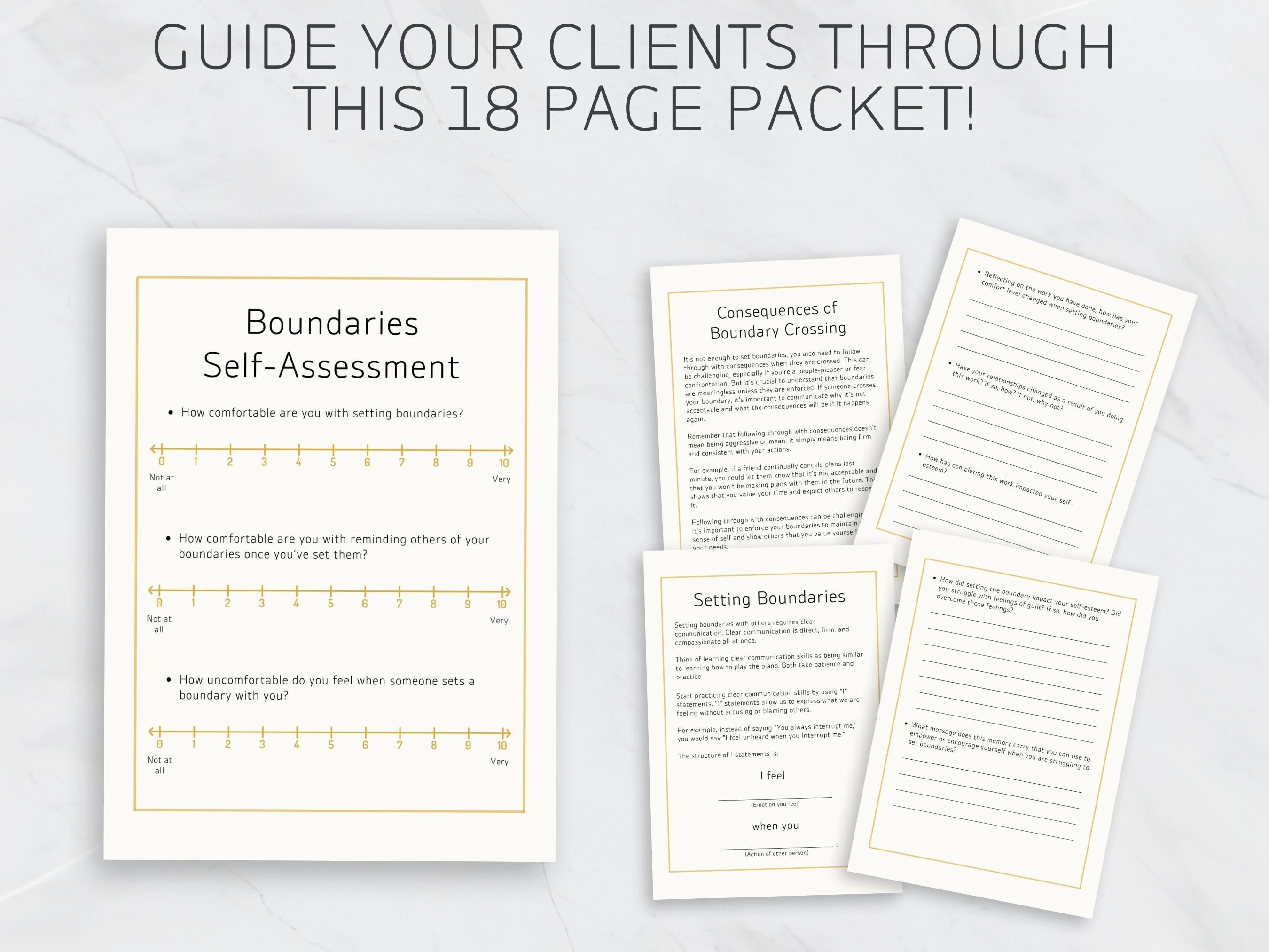 Boundaries Packet-digital Download - Etsy