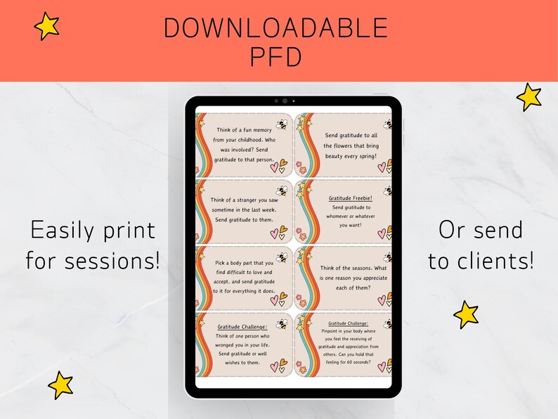 Printable Gratitude Cards digital Download - Etsy