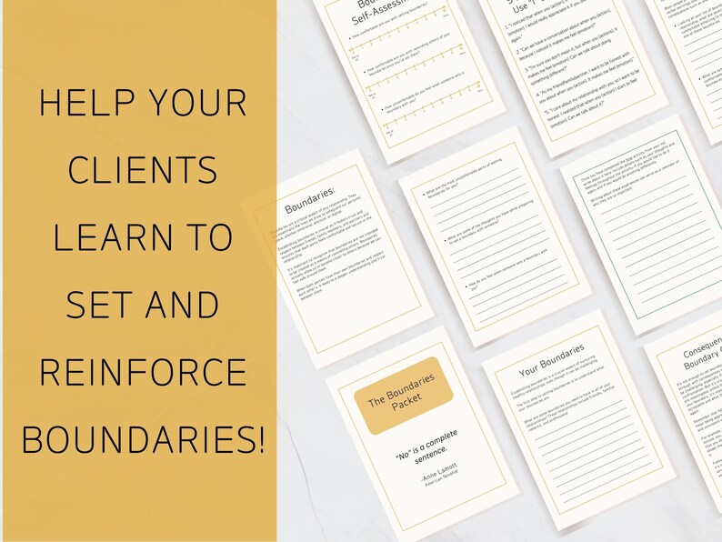 Boundaries Packet-digital Download - Etsy