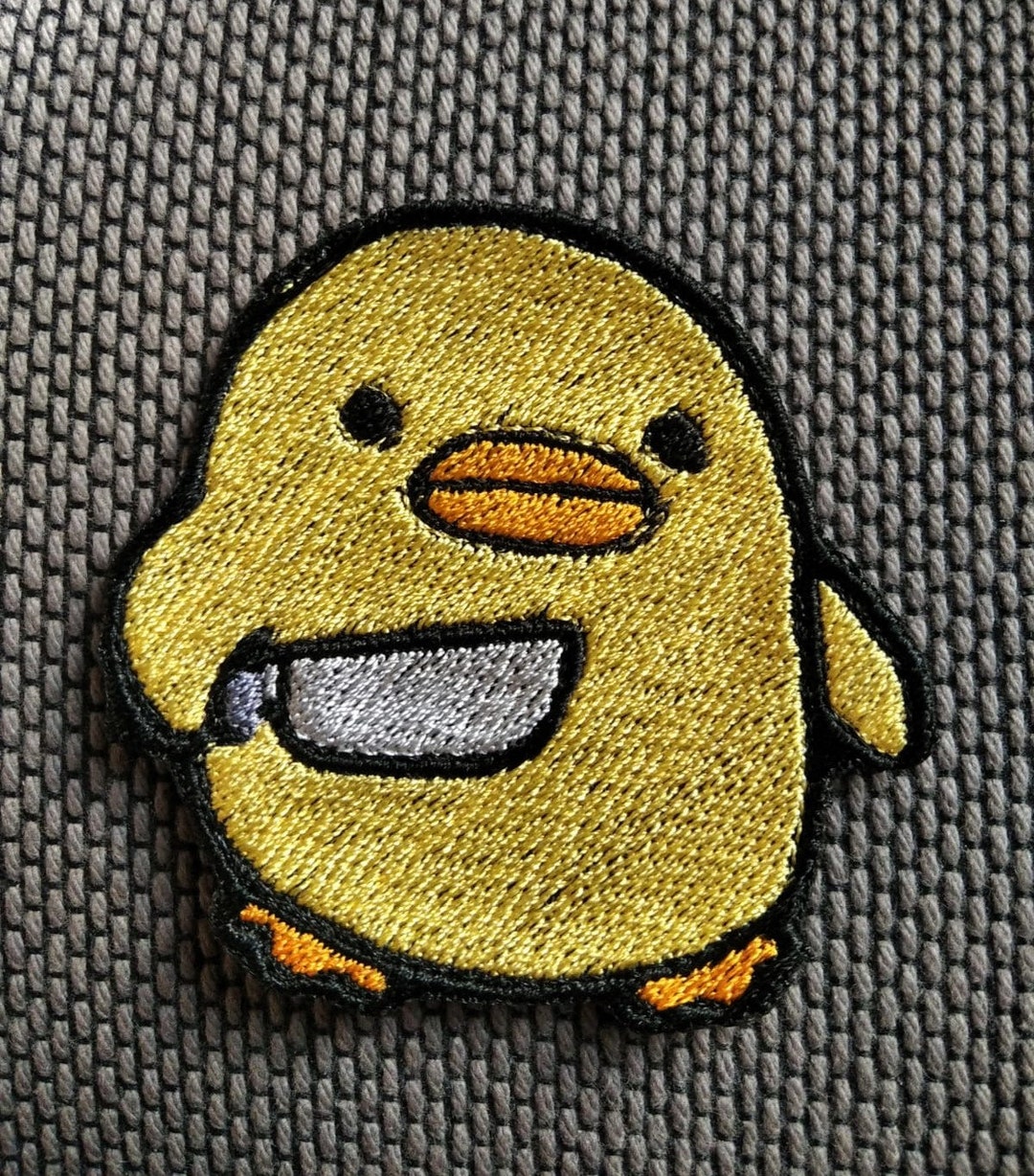 Patch/patch Angry Duck/rabid Chick With Blade TO SEW - Etsy