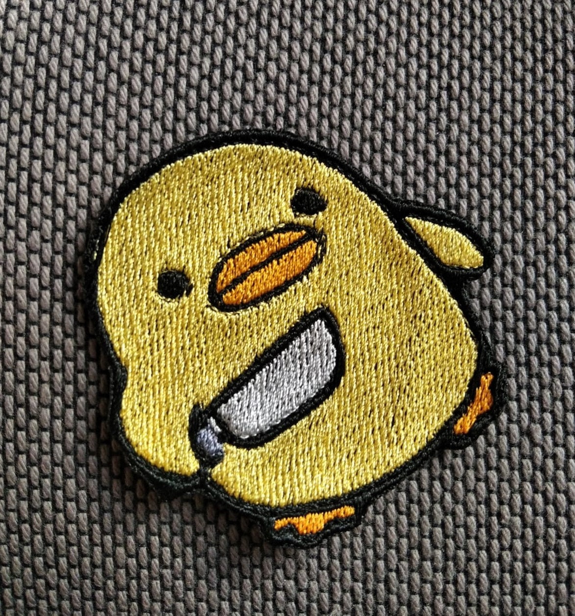 Patch/patch Angry Duck/rabid Chick With Blade TO SEW - Etsy