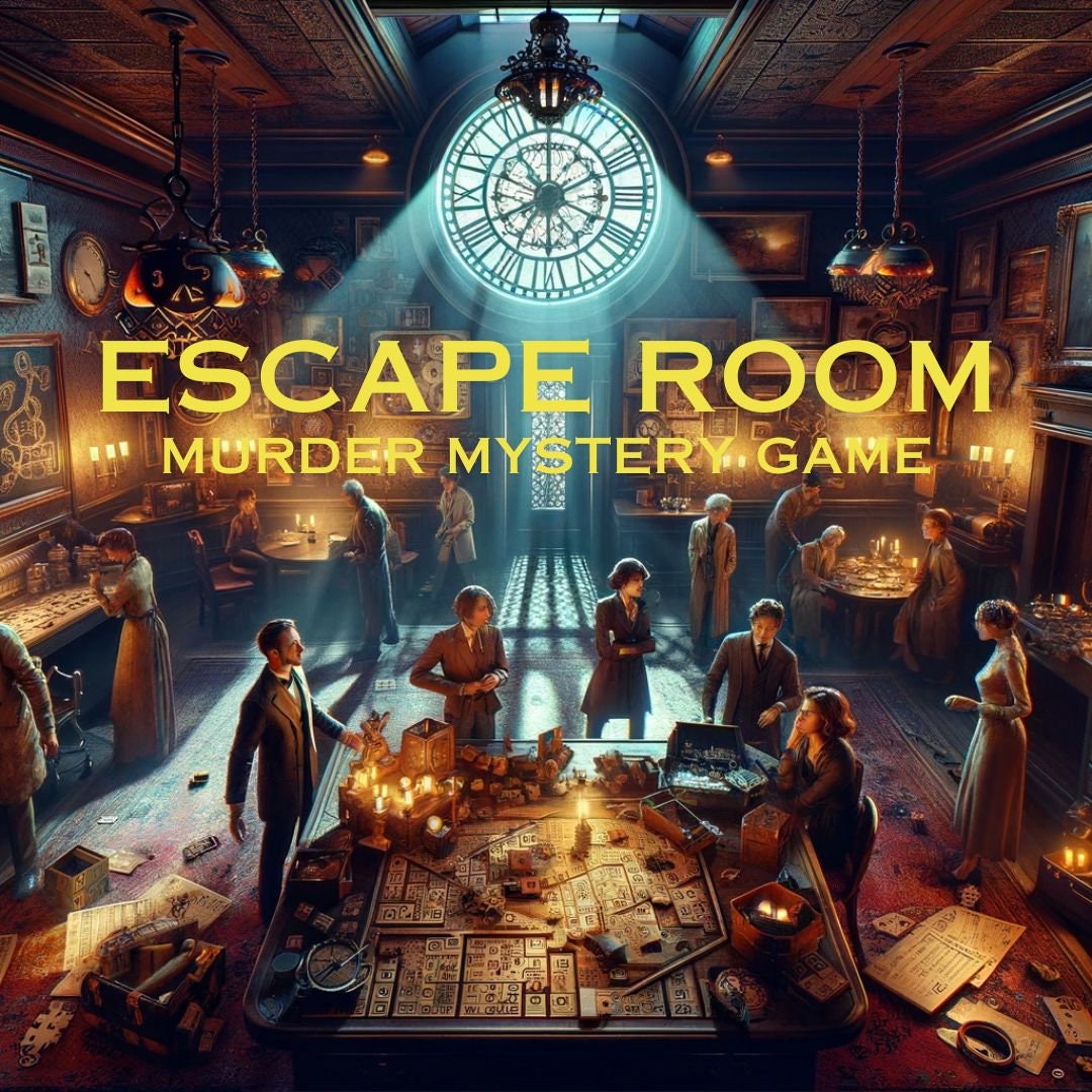 12 Suspects - Escape Room Murder - Mingle Murder Mystery Game - Digital ...