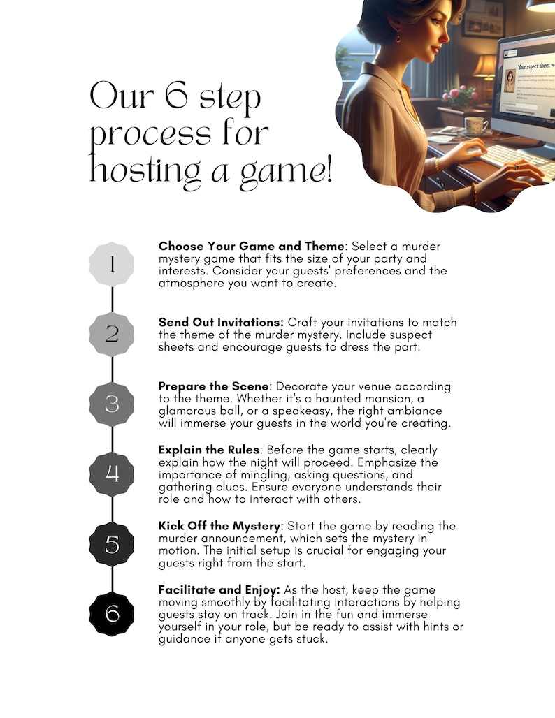 12 Suspects - Murder at Mockingbird Manor -mingle Murder Mystery Game ...