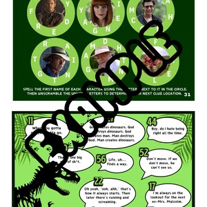 Jurassic Park Movie Trivia Scavenger Hunt - 6-20+ Players - Digital PDF ...