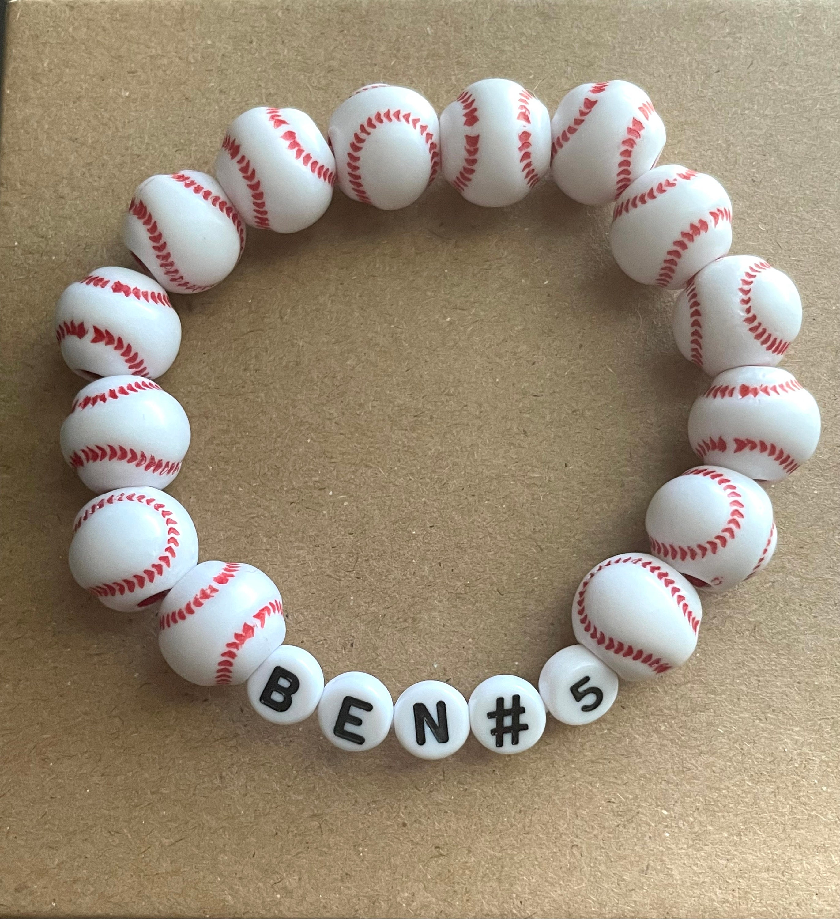 Custom Baseball Bracelet, Custom Baseball Necklace, Baseball Lover ...