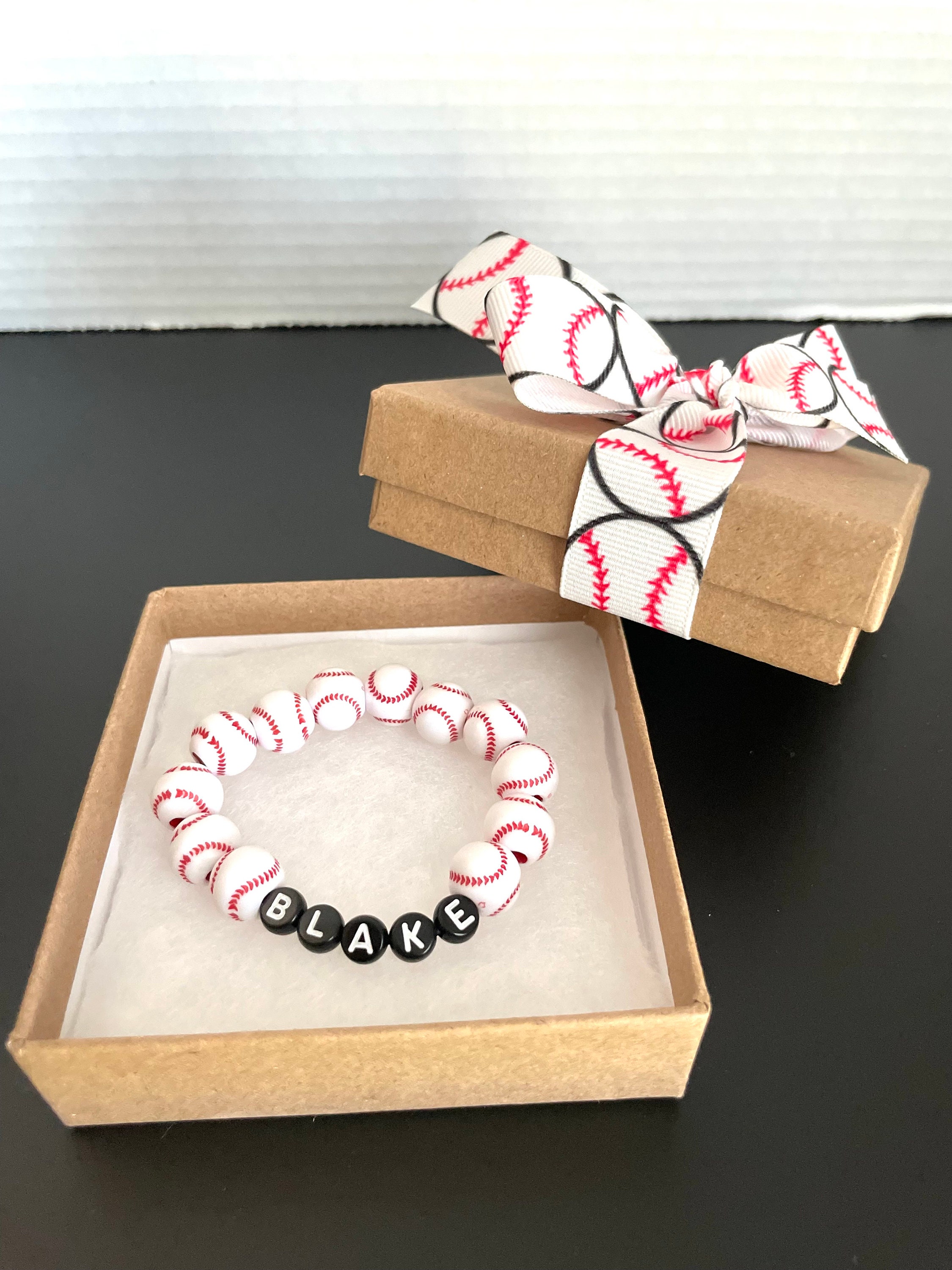 Custom Baseball Bracelet, Custom Baseball Necklace, Baseball Lover ...