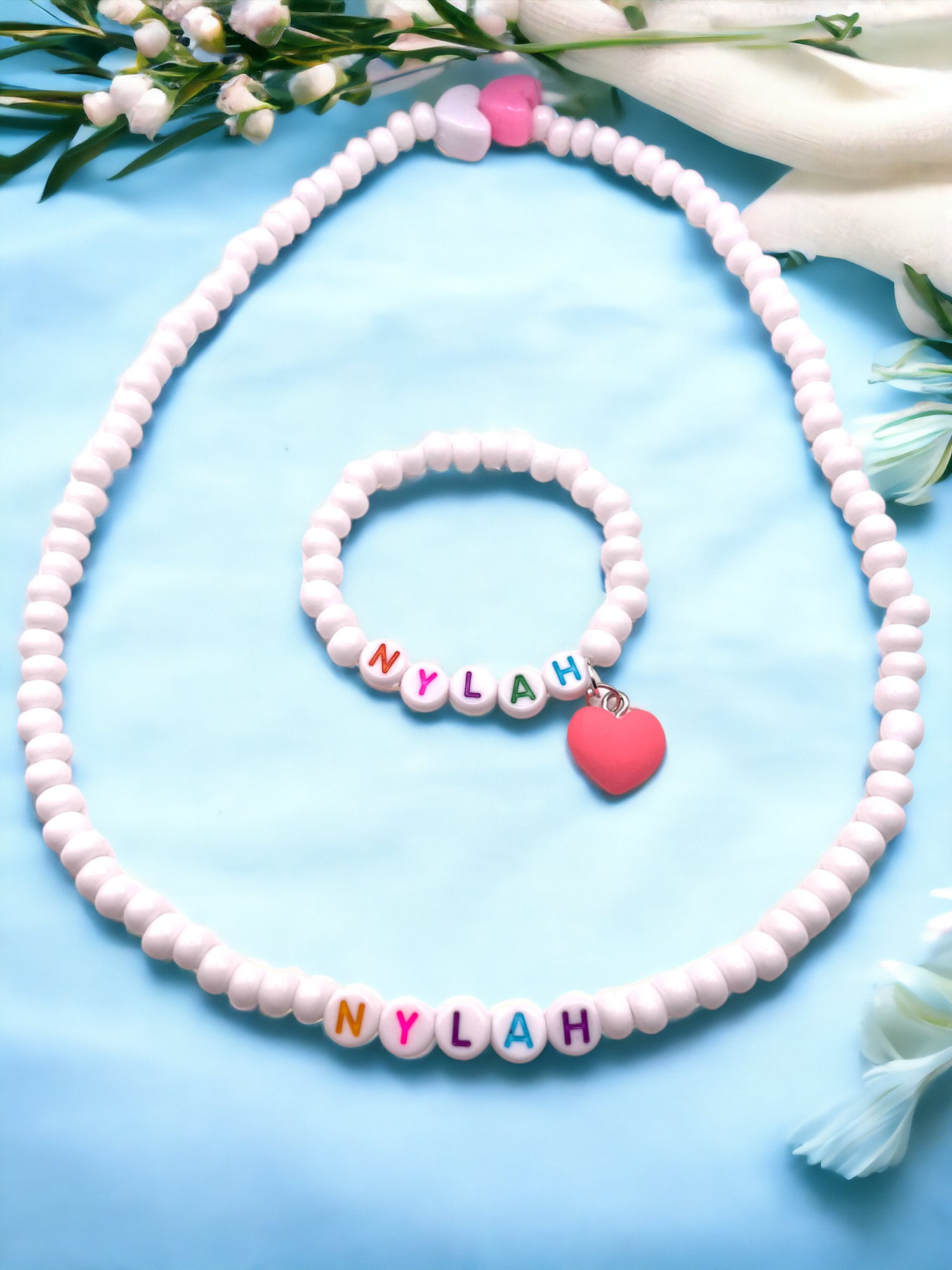 Kids Necklace, Girls Necklace Set, Toddler Jewelry, Easter Girl Gift ...