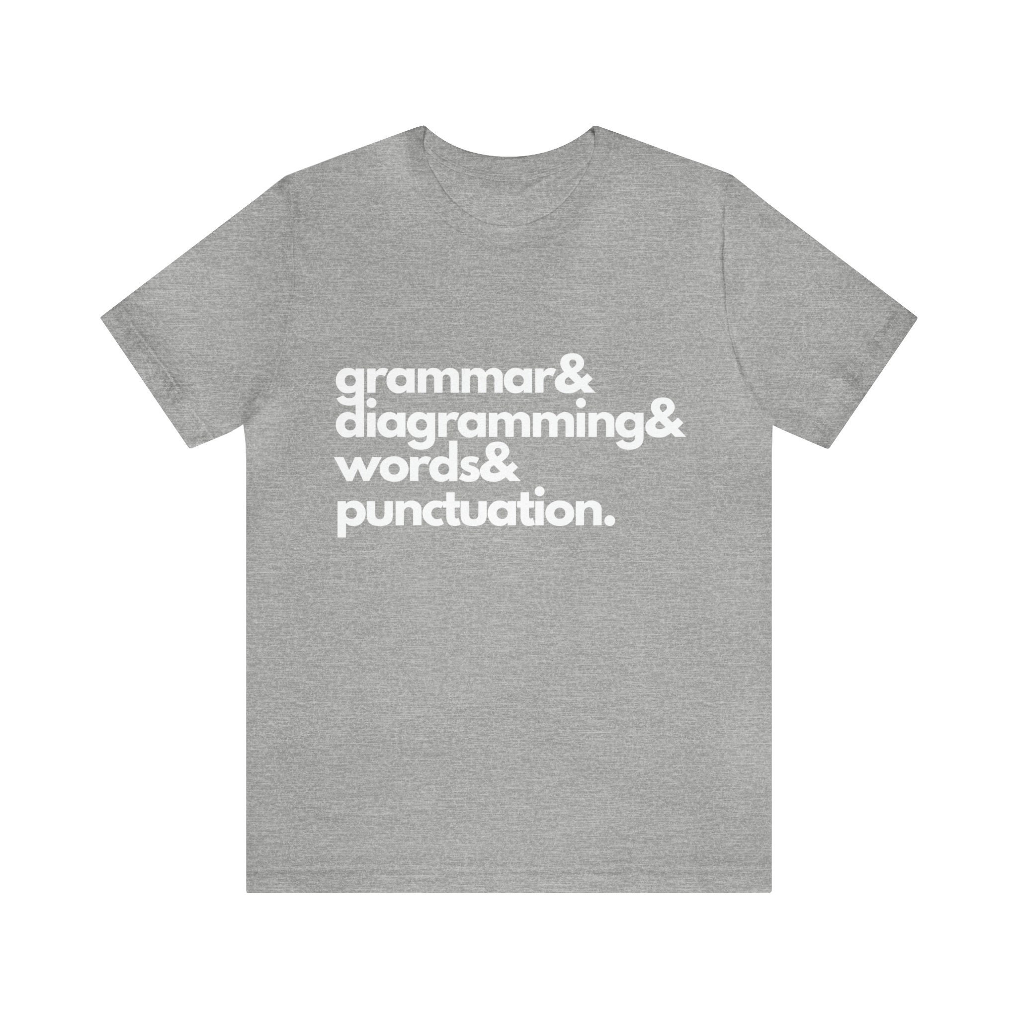 Grammar Nerd Shirt: Grammar Diagramming Words and - Etsy
