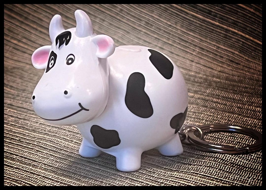 Moo Moo Suba SUNSHINE Cow, She Moos Keychains, LED Flashlight . With ...