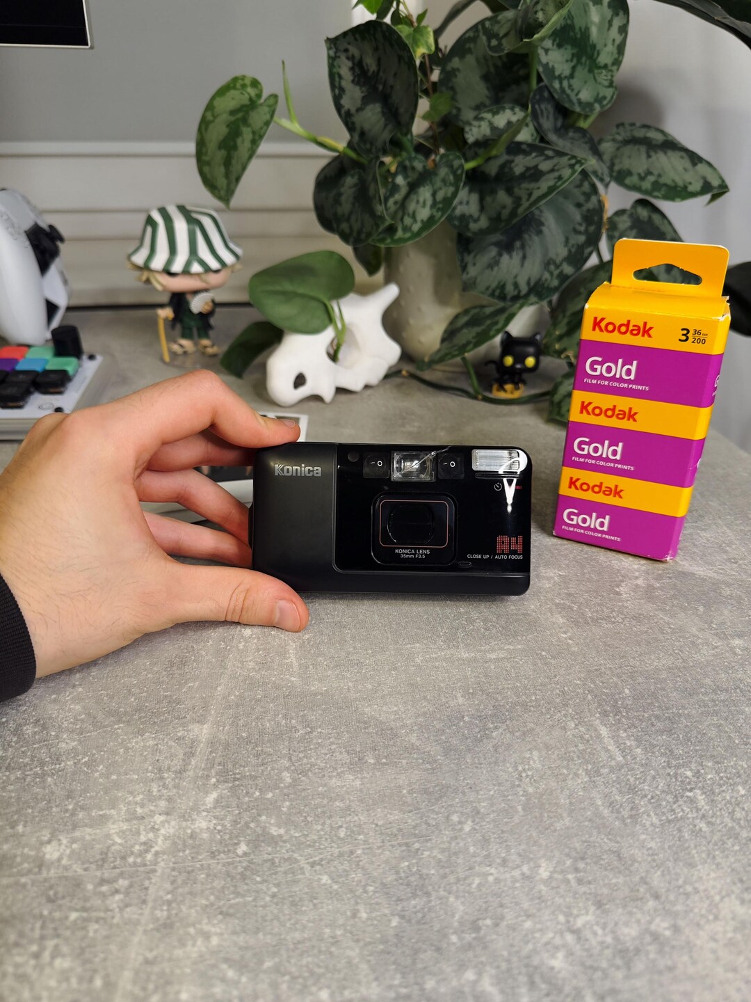 Konica A4 Vintage 35mm Compact Film Camera, Fully Functional, Minor ...