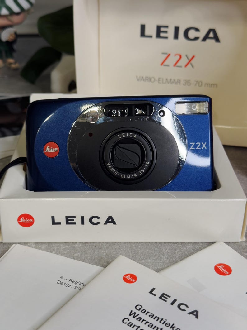 Leica Z2X rare Blue Edition Vintage 35mm Film Camera With Original Box ...
