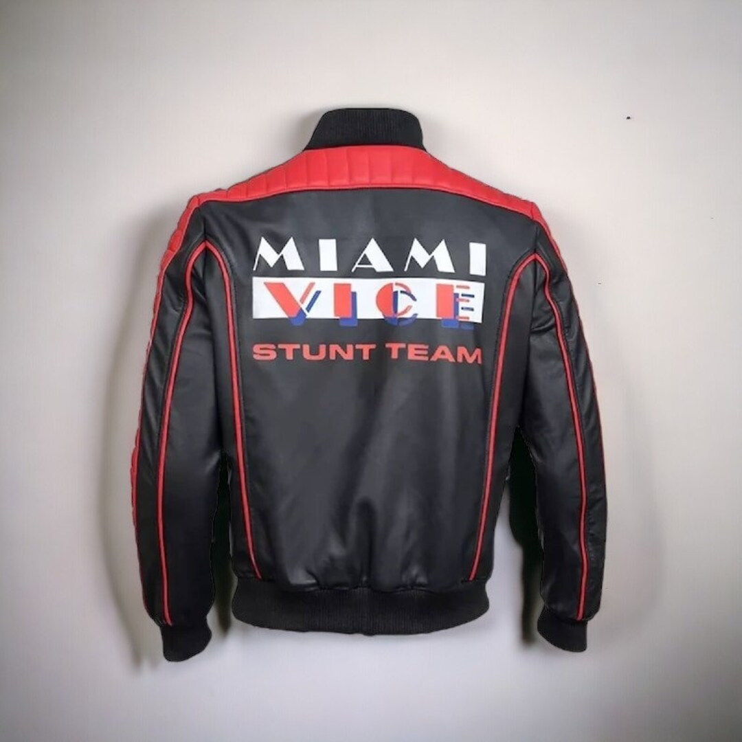 Handmade Ryan Gosling the Fall Guy Leather Jacket, Miami Vice Jacket ...