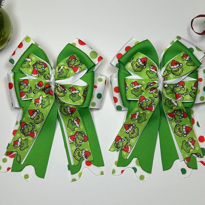 Grinch Ribbon - Etsy UK