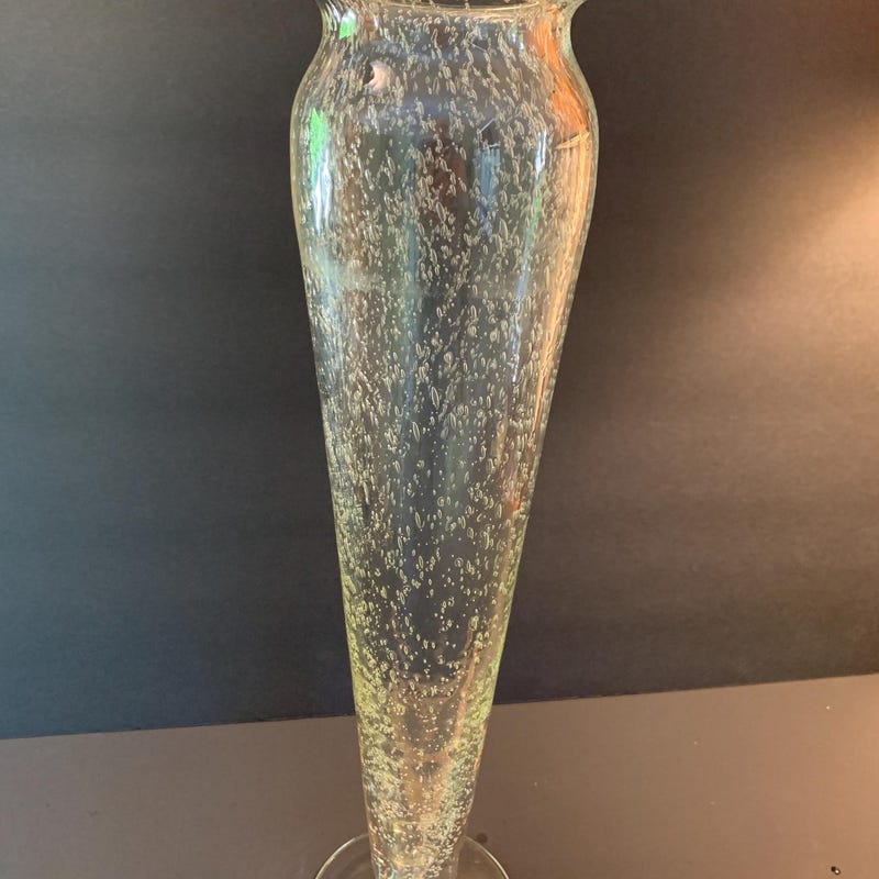 Trumpet Vase Vintage Glass - Etsy