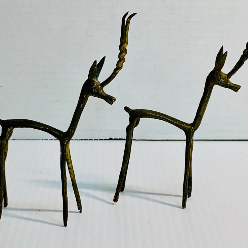 Bronze Brass Gazelle - Etsy