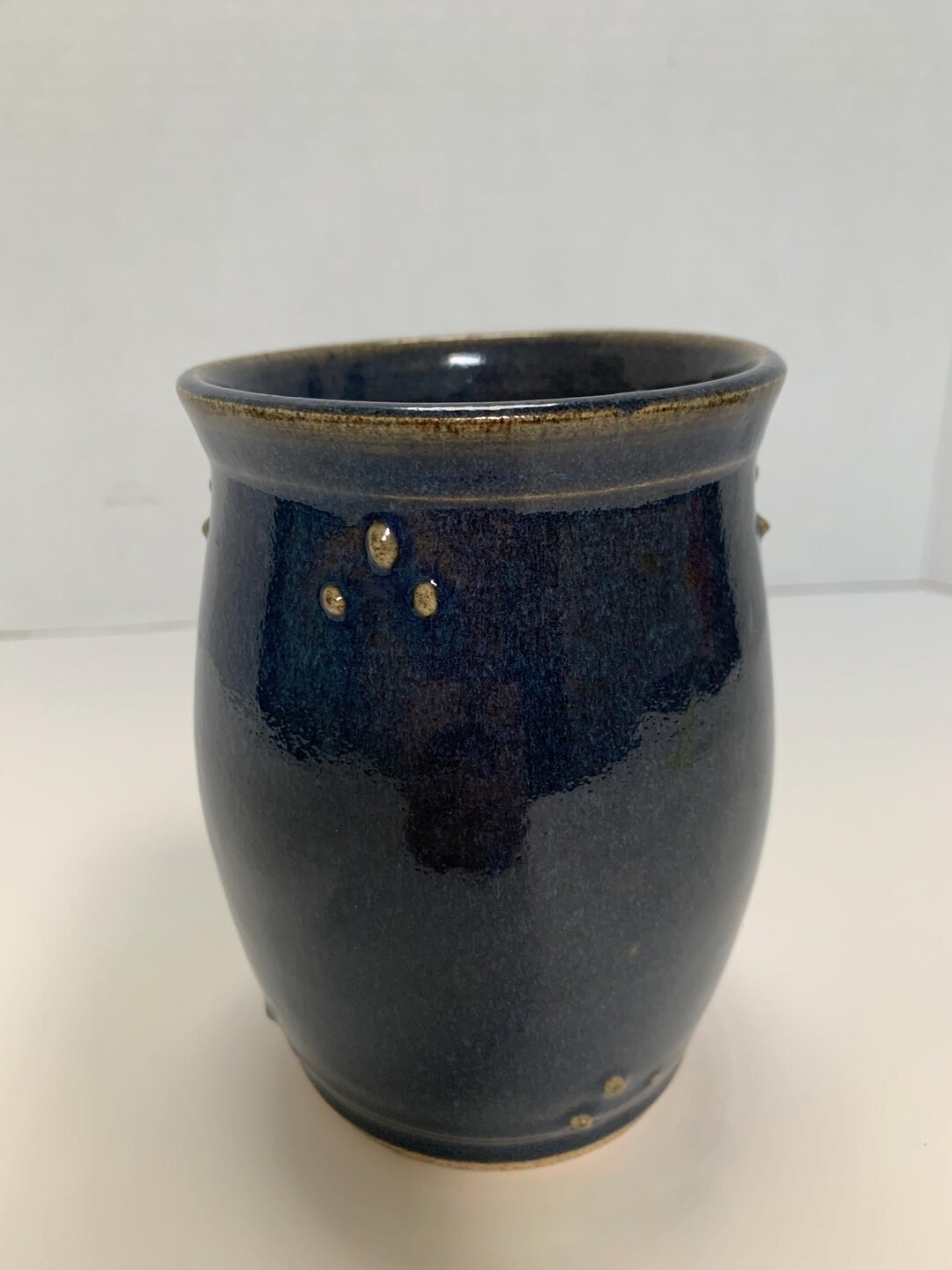 Handmade Widemouth Pottery Vase of Canister by Tracy Gamble for AMACO ...